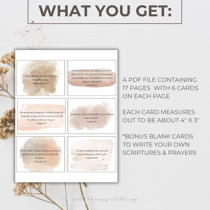 Printable Scripture Cards