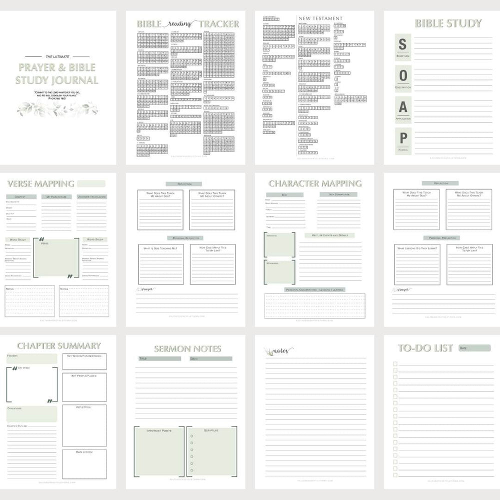 The Ultimate Prayer and Bible Study Journal